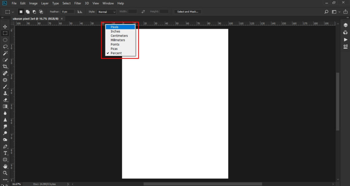 Membuat Ukuran Foto 3x4 Dalam Pixel Dengan Adobe Photoshop - Portal Uang